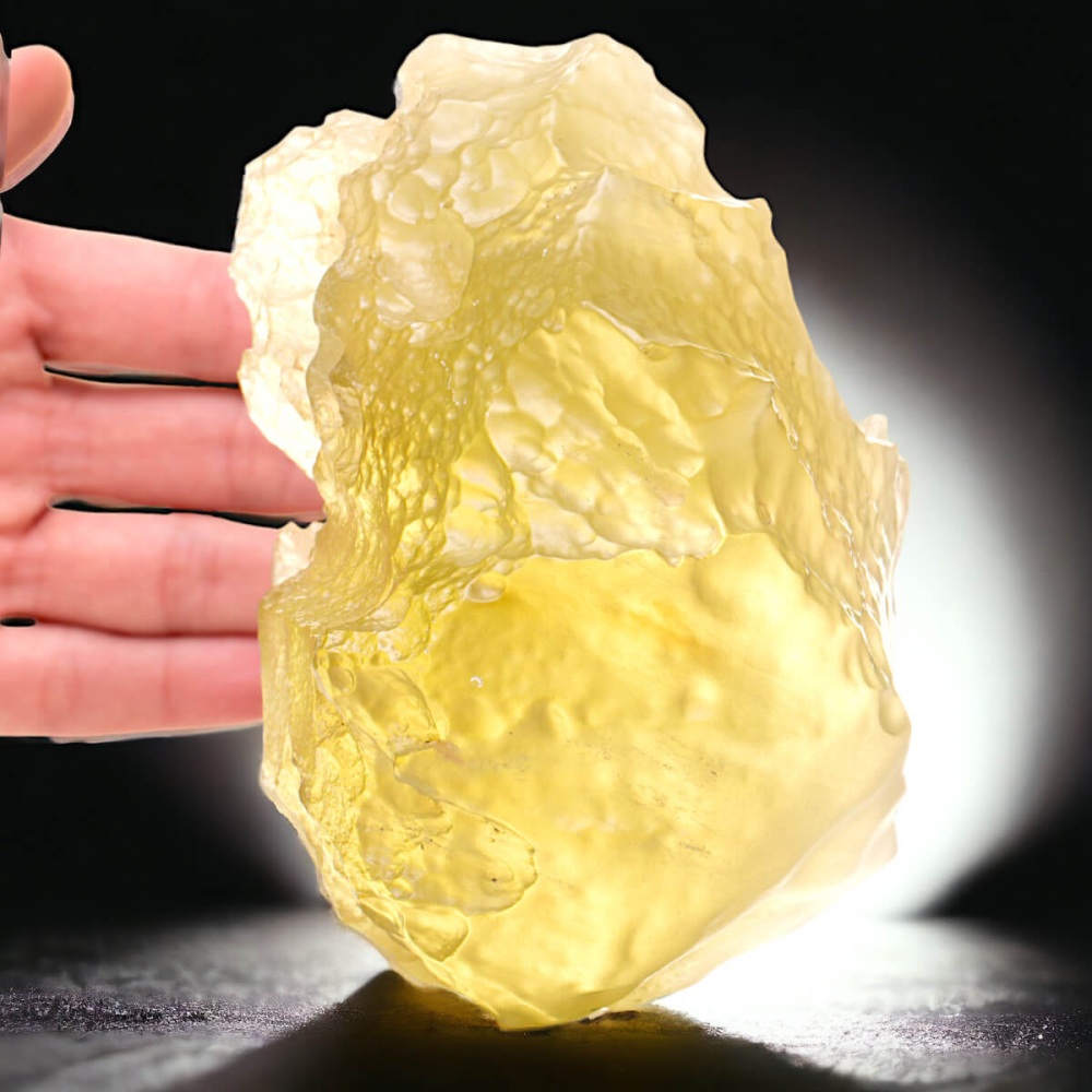 Exceptional Sample of Libyan Desert Glass. - DLG-01